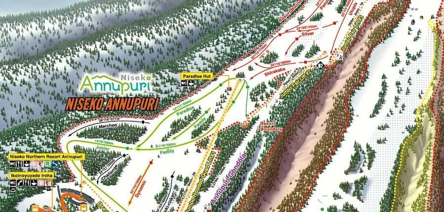 Niseko Ski Map: Niseko United | Japan Ski Experience