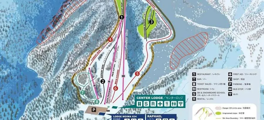 Niseko Ski Map: Niseko United | Japan Ski Experience